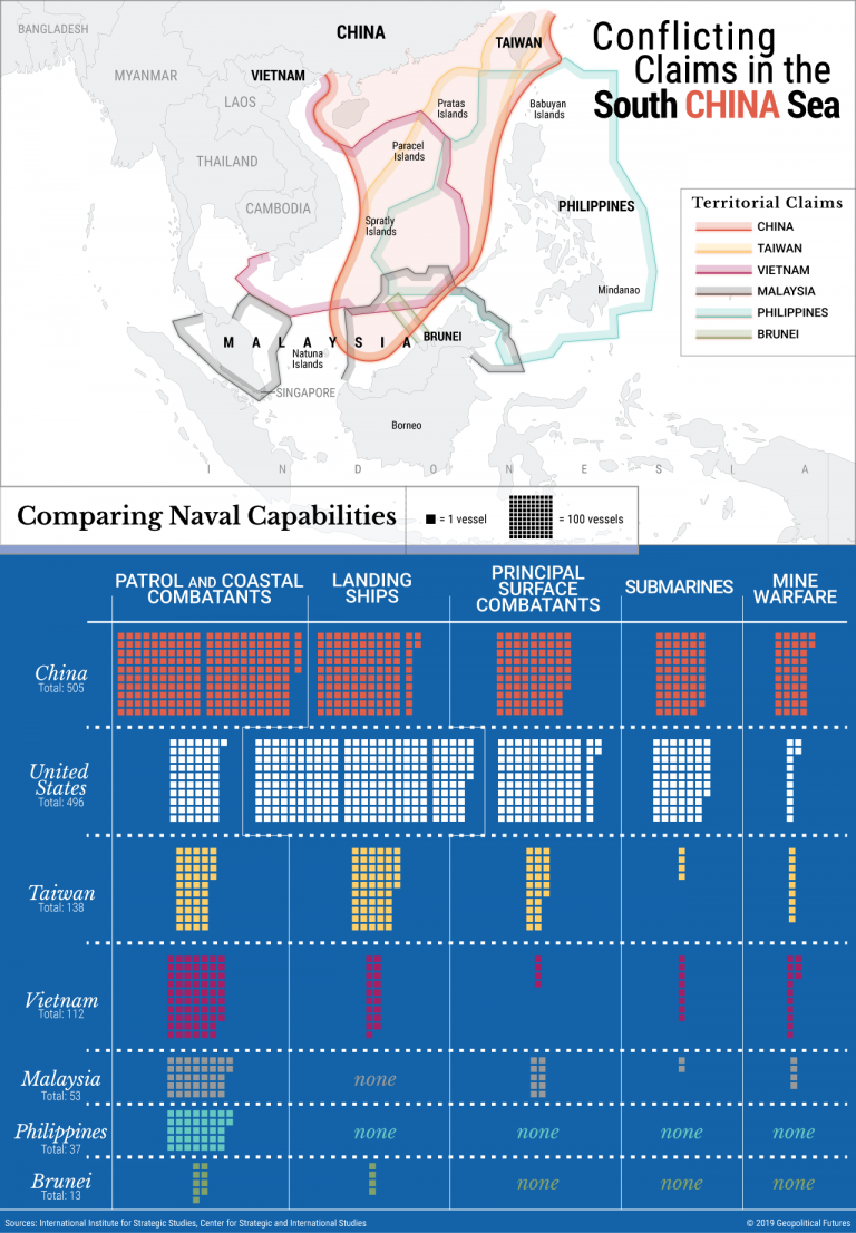 Conflicting Claims in the South China Sea - Geopolitical Futures