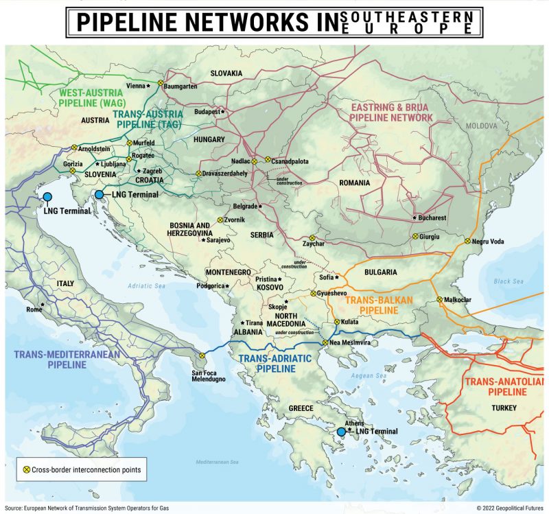 Pipeline Networks in Southeastern Europe - Geopolitical Futures